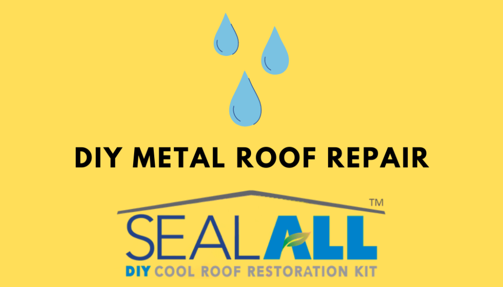 DIY Metal Roof Repair - Seal All Roof Kit